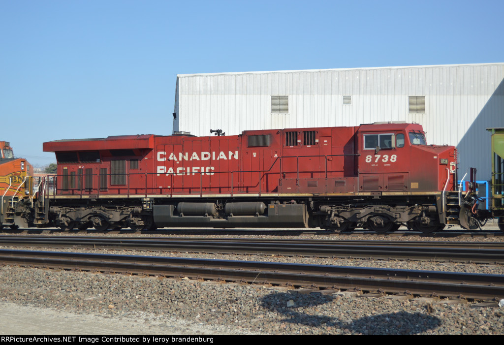 CP 8738 at santa fe jct